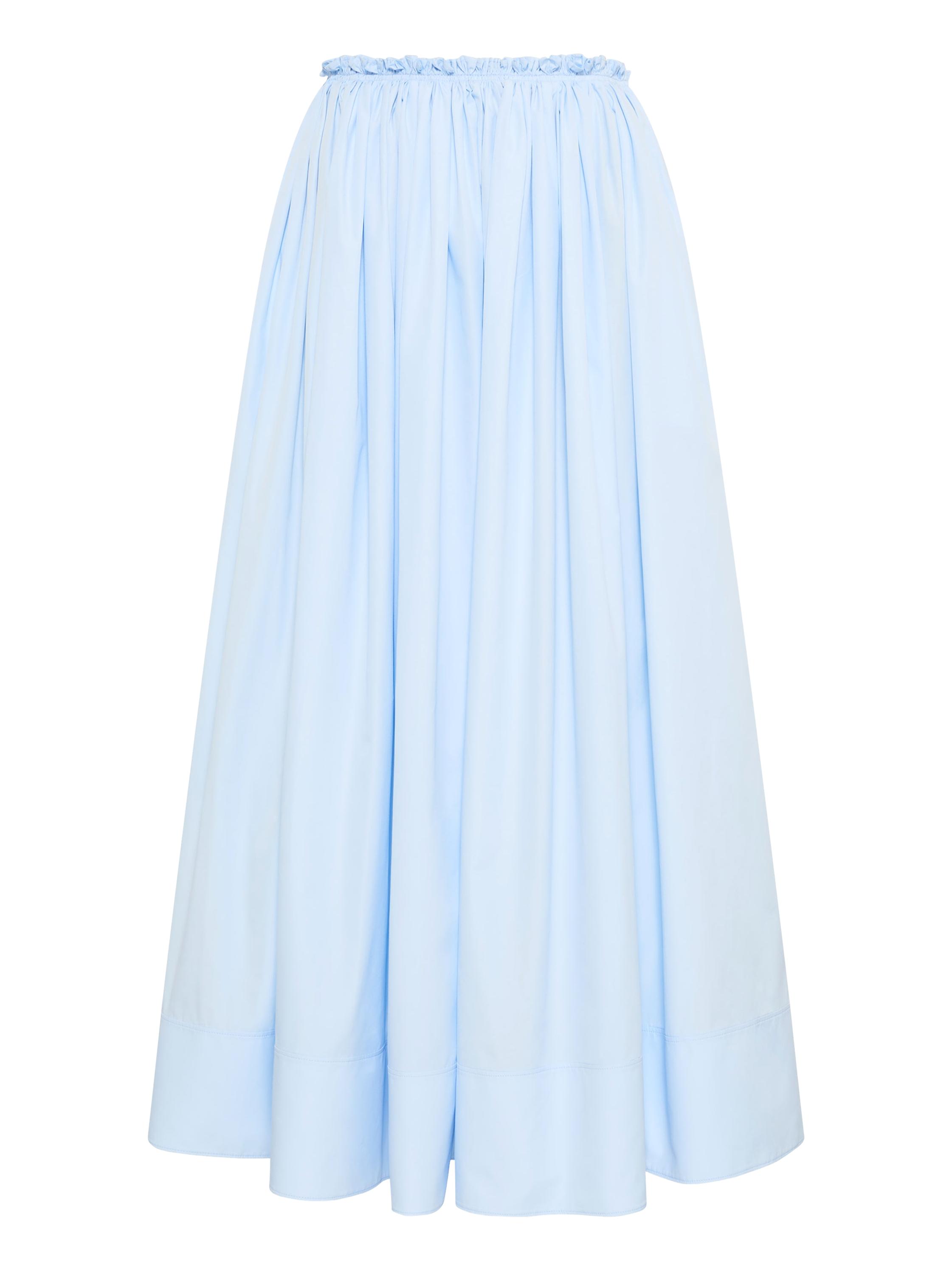 GABRIELA HEARST Gabriela Hearst Shiva Maxi Skirt in Sea Island Cotton